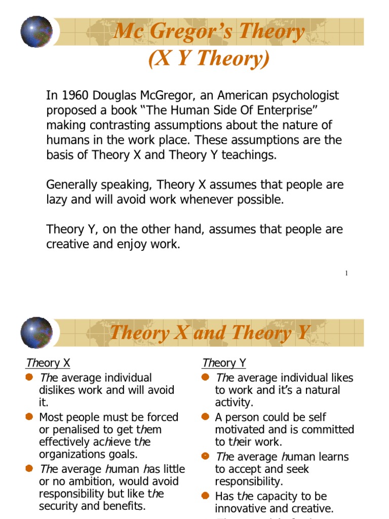 Theory X y Z | PDF | Action (Philosophy) | Psychology