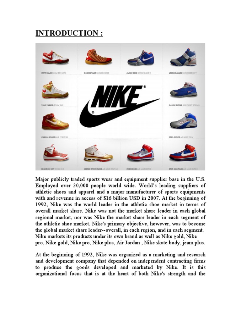 Overview of Nike's Market Strategy | PDF | Nike | Sneakers