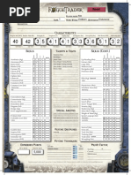 Rogue Trader Character Sheet | PDF | Leisure