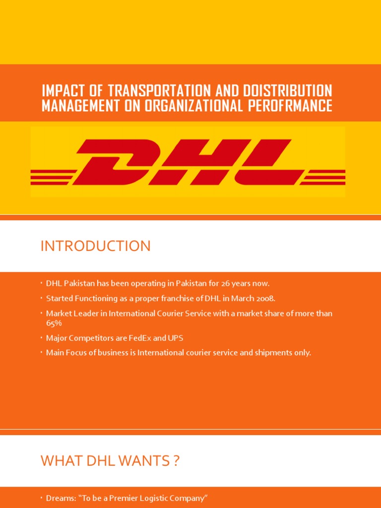DHL PPT | Logistics | Cargo