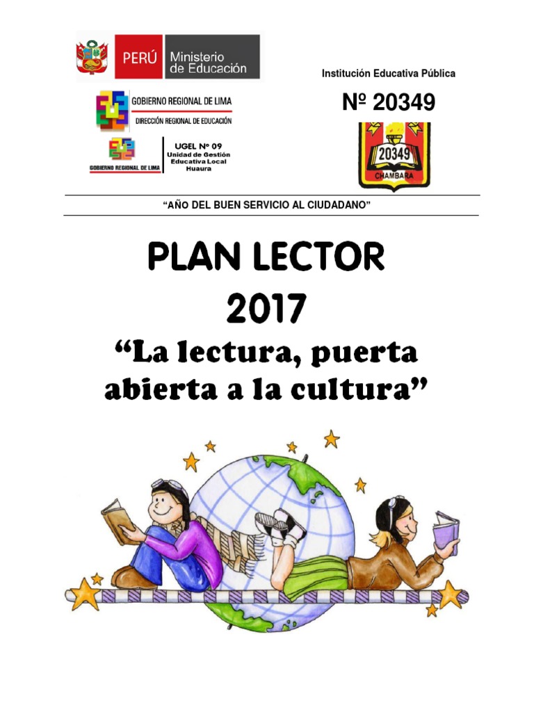 Plan Lector 2017 | PDF | Lectura (proceso) | Educación primaria