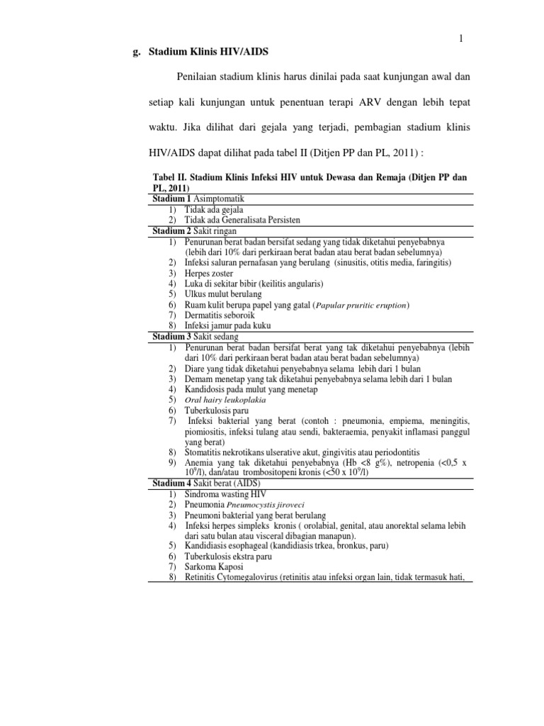 Stadium Hiv | PDF