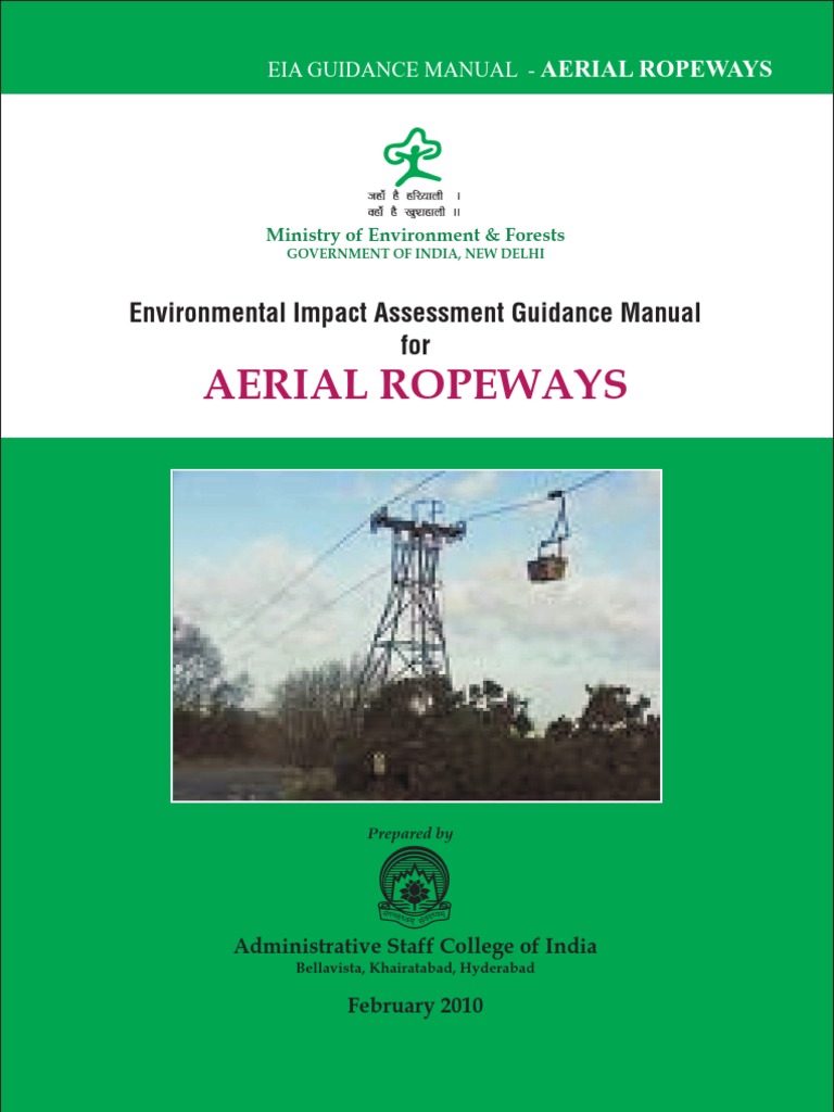 EIA Guidance Manual for Aerial Ropeways | PDF | Environmental ...