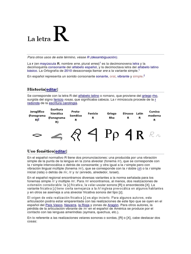 La Letra R | Descargar gratis PDF | Caligrafía occidental | Los símbolos