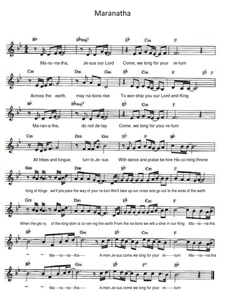 Maranatha (1)