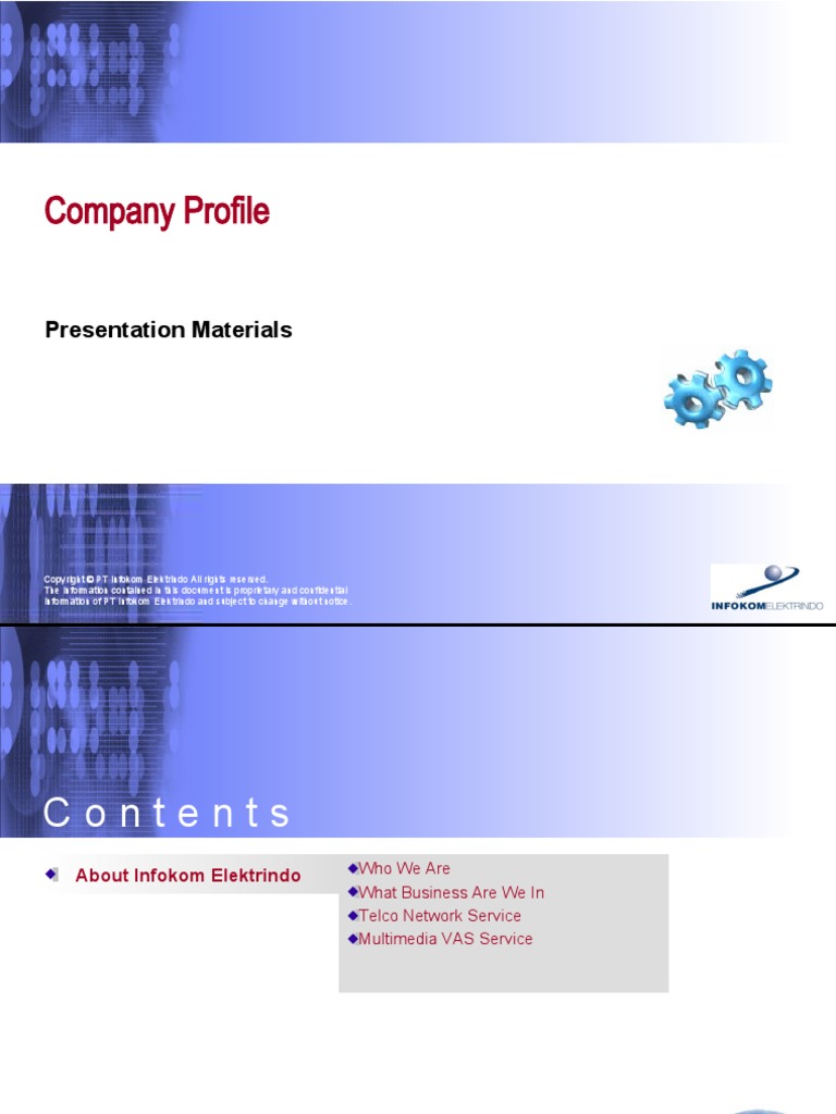 Infokom - Company Profile v2 | PDF | Computer Network | Service Industries