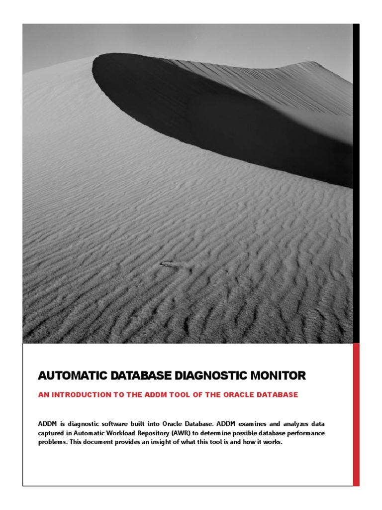 Automatic Database Diagnostic Monitor | PDF | Oracle Database | Parameter (Computer Programming)