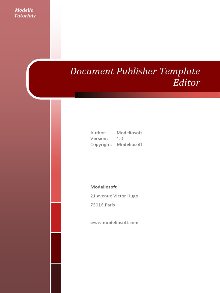 Modelio Template Editor Tutorial Pdf Use Case Hyperlink