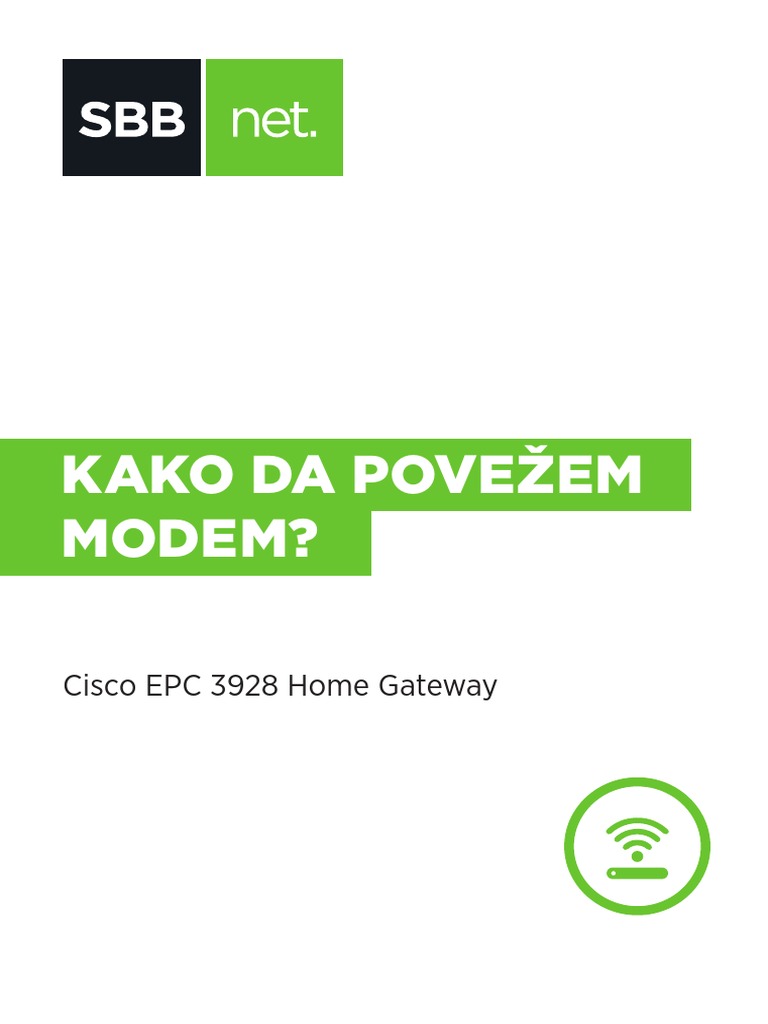 Cisco EPC 3928 Home Gateway | PDF