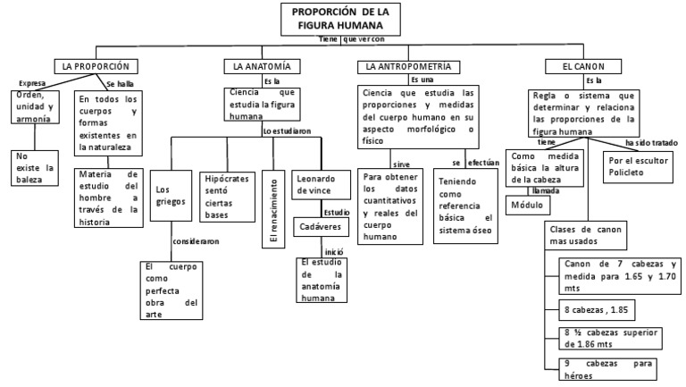 Proporción De La Figura Humana 3 Ii Bim Pdf Science Ciencia
