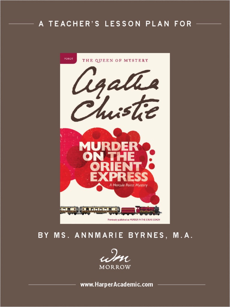 Lesson Plan for Murder on the Orient Express | PDF | Narration ...