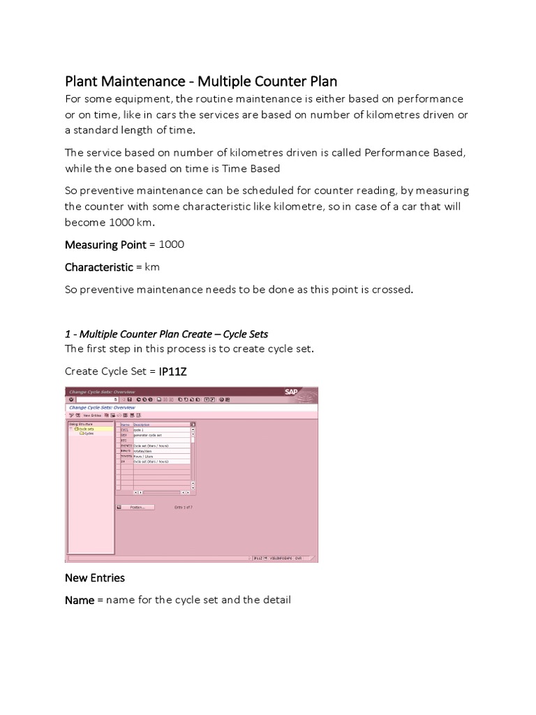 10 PM Multiple Counter Plan | PDF | Data Type | Measurement