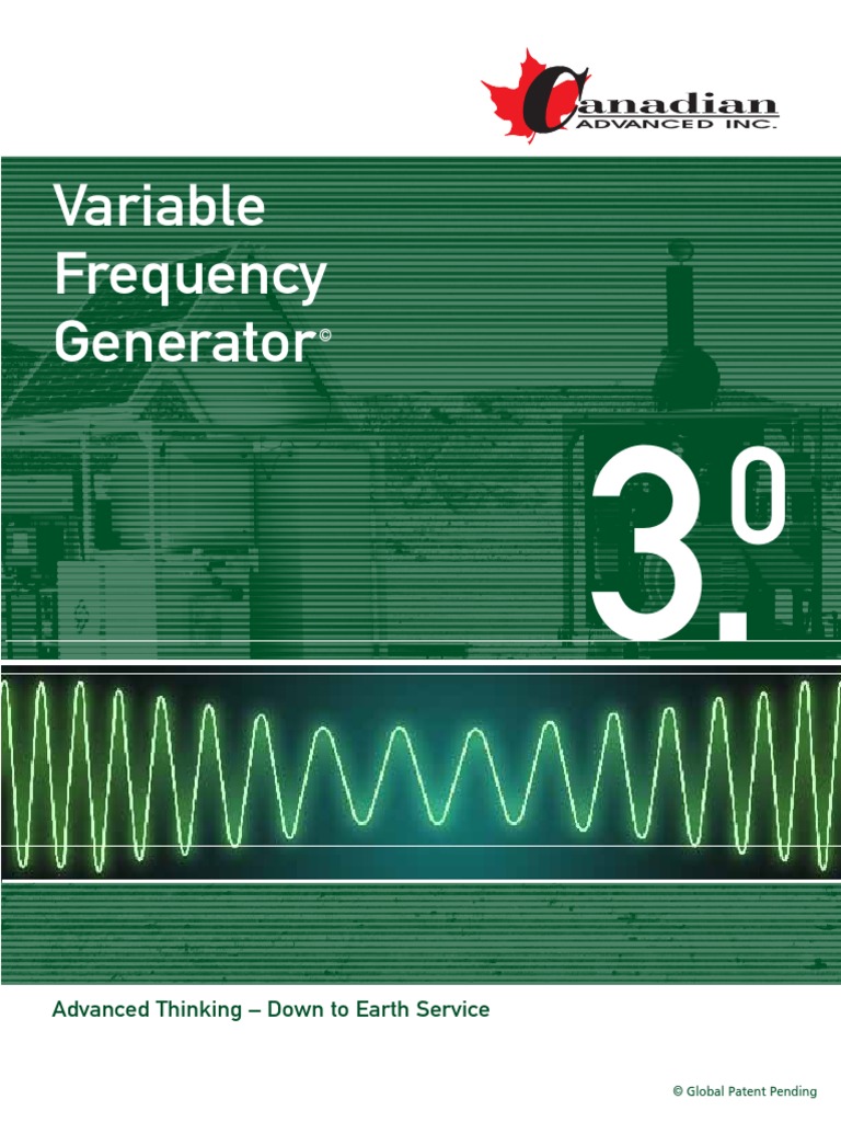 Variable Frequency Generator | PDF | Pump | Electric Generator
