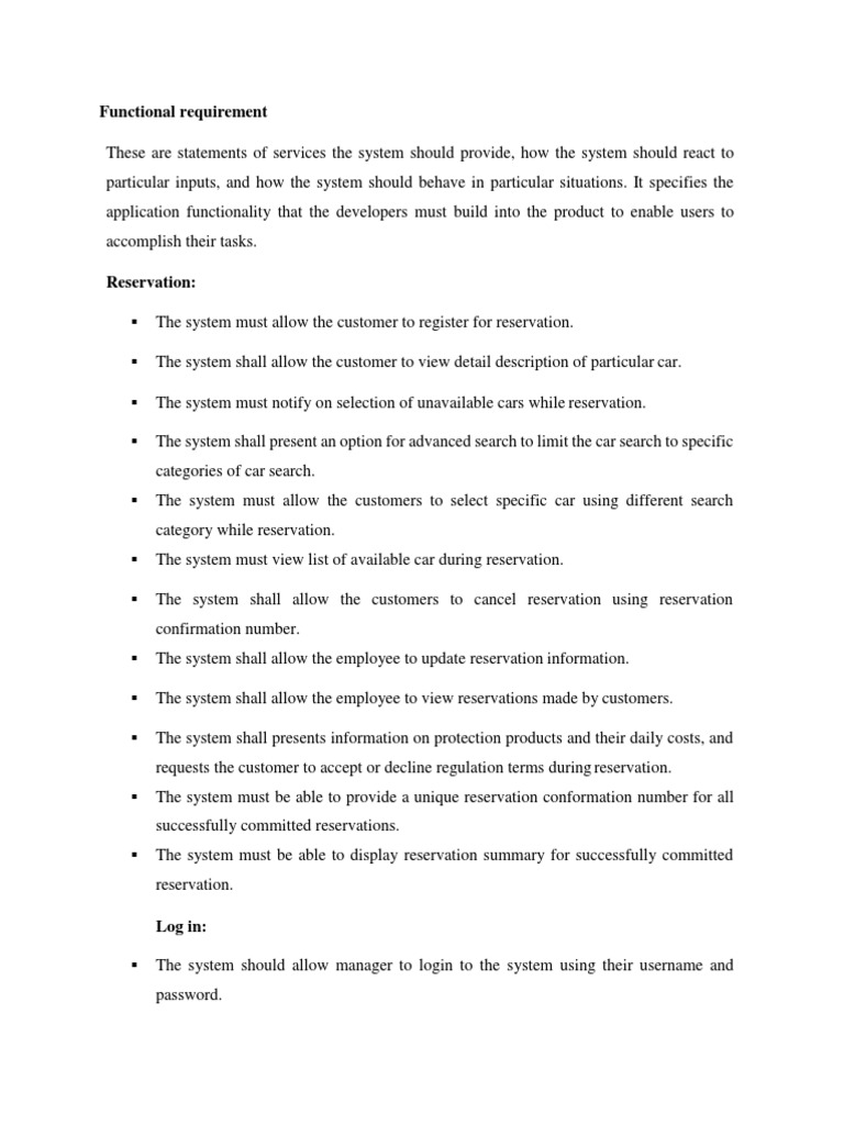 Functional Requirement | PDF | User (Computing) | Password