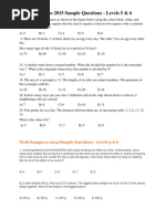 Math Kangaroo Practice Problems (Grades 1-8) | PDF | Geometry ...