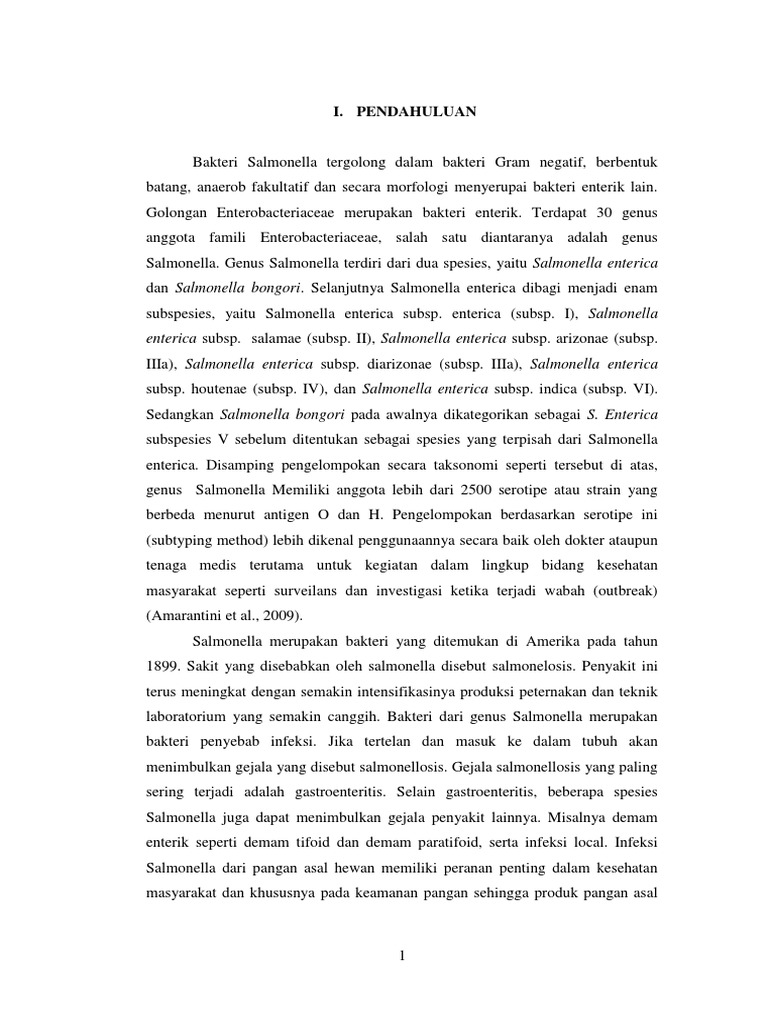 Uji Biokimia Bakteri Salmonella | PDF | Kesehatan Holistik