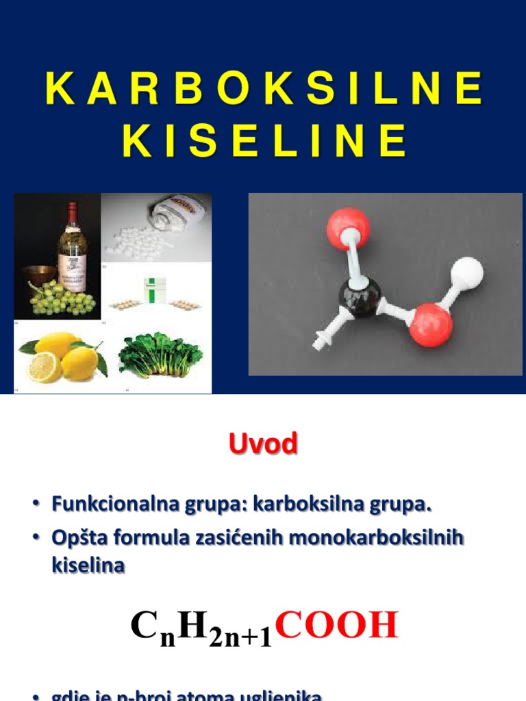 11. Karboksilne Kiseline i Derivati PDF