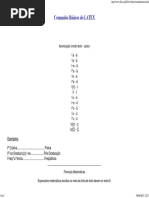 Símbolos Matemáticos em LaTeX | PDF | Ortografia | Caligrafia ocidental