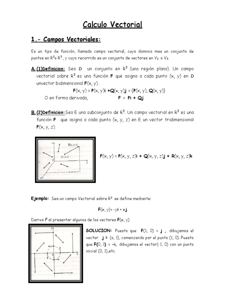 Calculo Vectorial | Integral | Vector Euclidiano
