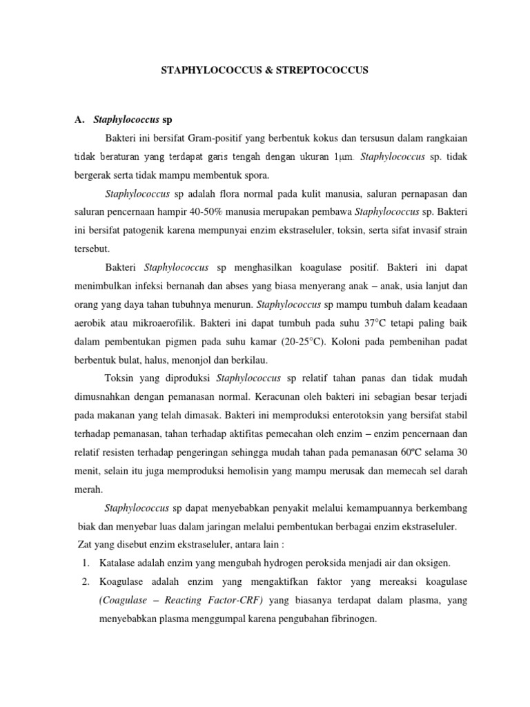 Staphylococcus & Streptococcus | PDF
