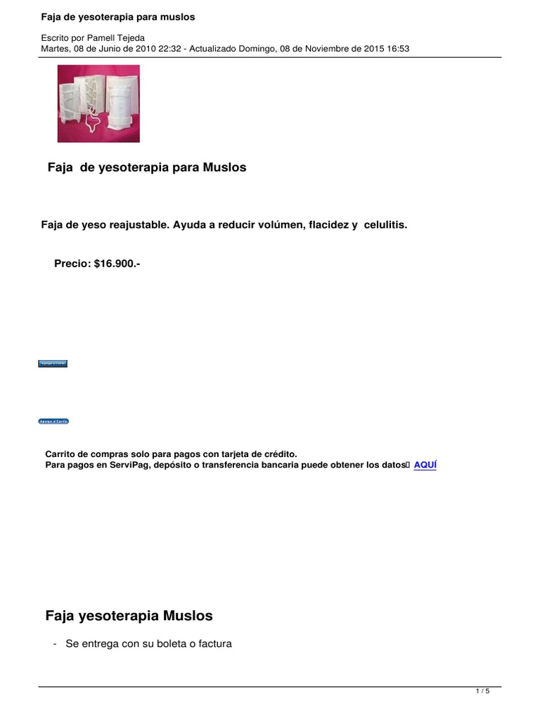 Faja de Yeso | PDF | Business