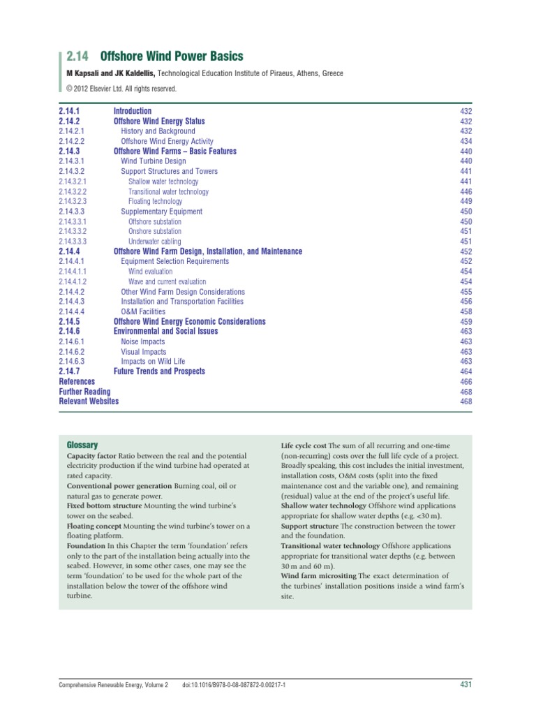 55-Offshore Wind Power Basics | Download Free PDF | Offshore Wind Power ...