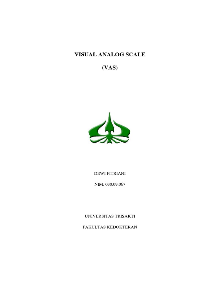 Panduan Penggunaan Skala Analog Visual | PDF | Sains & Matematika