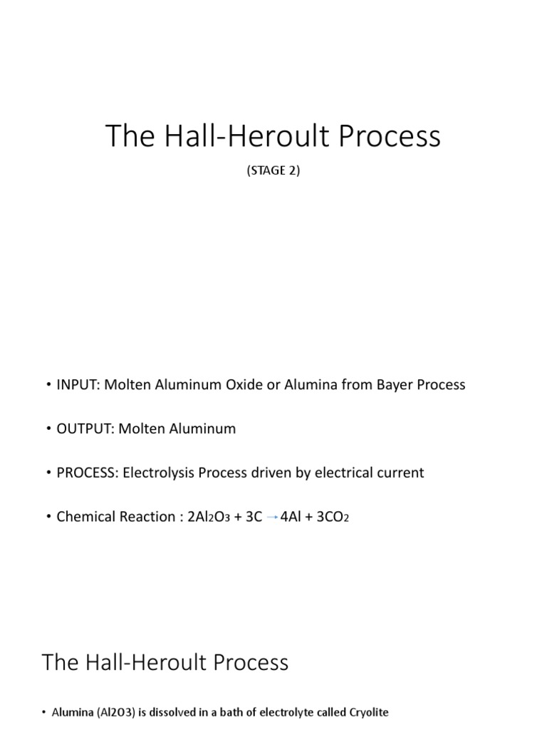 Hall Heroult | PDF | Metals | Applied And Interdisciplinary Physics