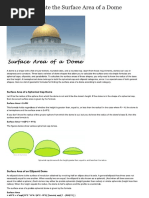 Dome Formulas | PDF