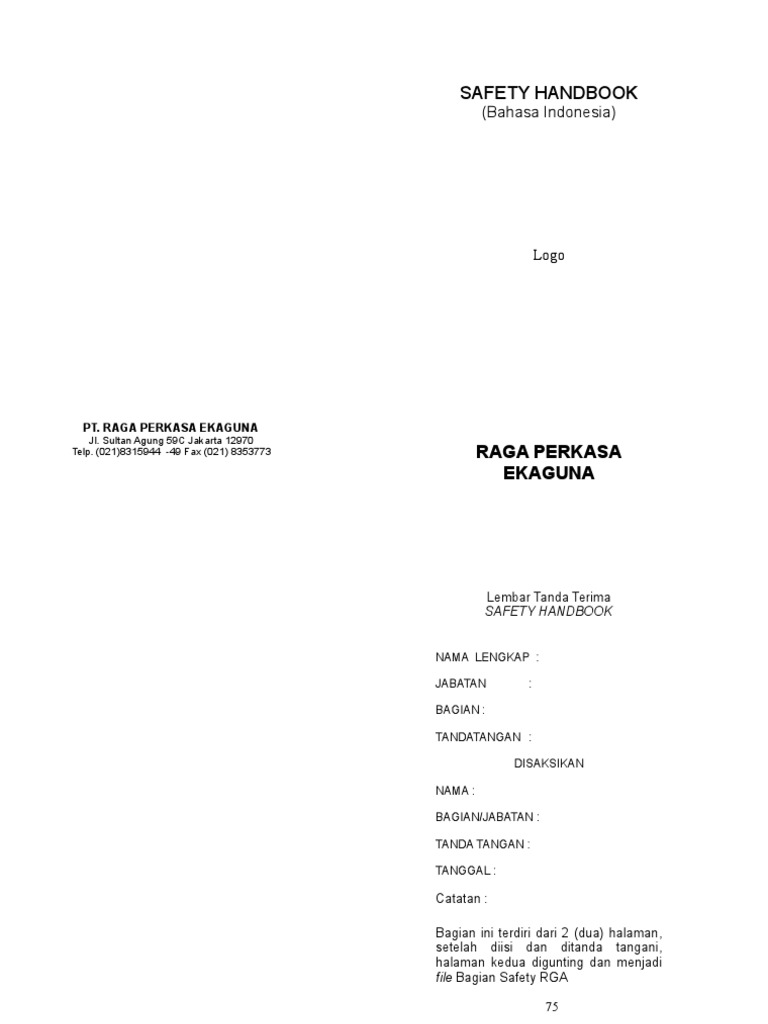 Safety Handbook | PDF