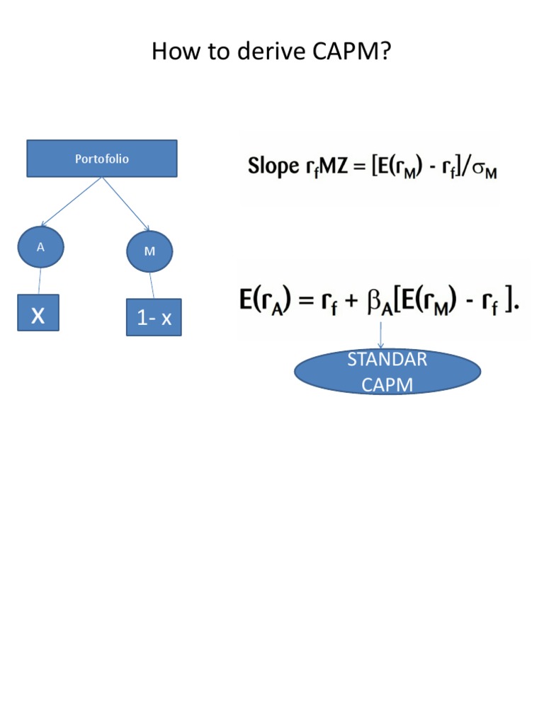 How To Derive CAPM | PDF | Computers