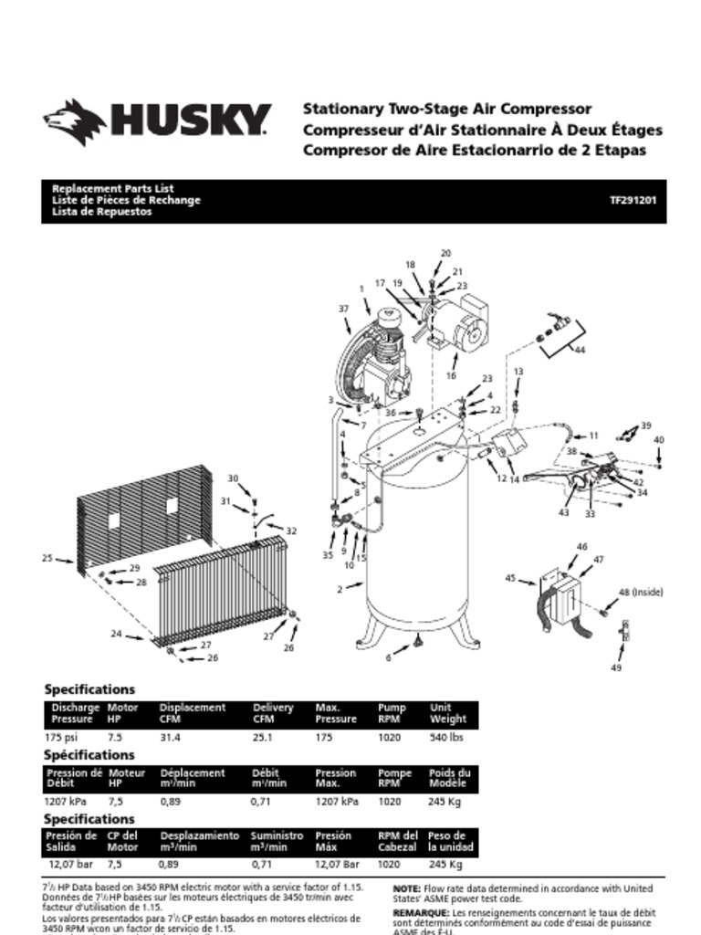 Pump Tf061903av 5-7.5HP | PDF | Tecnología del motor | Propulsión