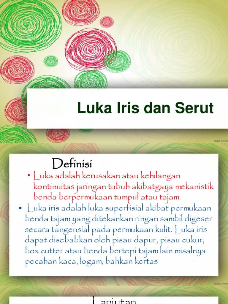 Penanganan Luka Iris dan Serut | PDF