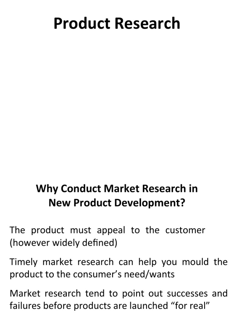 Effective Product Research Strategies | PDF | Marketing | Concept