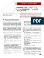 Violence Aggression Assessment Checklist | PDF | Aggression | Violence
