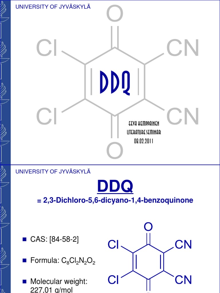 DDQ_esitys Meccanismo Ddq | Redox | Unit Processes