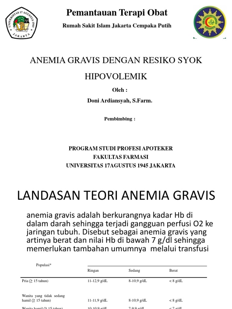 Anemia Gravis