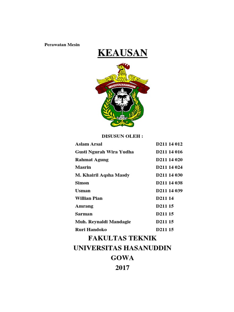 Makalah KEAUSAN | PDF