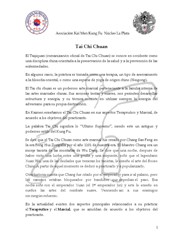 Tai Chi Chuan | PDF | Tai Chi | Qi