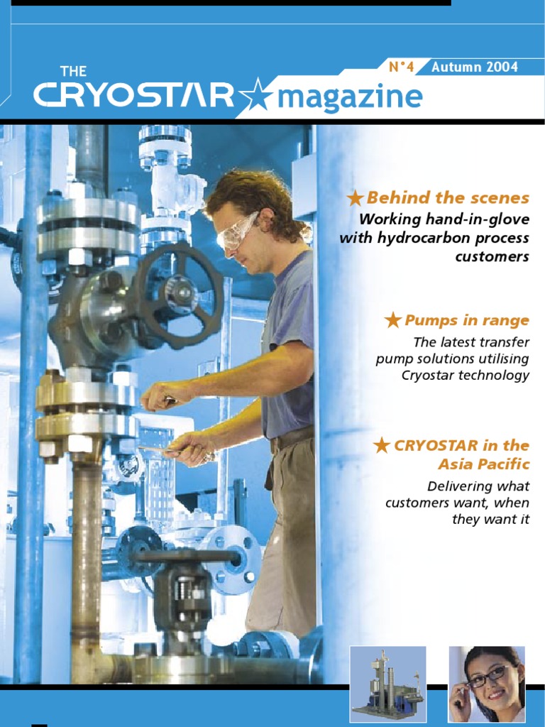 Pumps in Range - Cryostar Magazine4 | PDF | Natural Gas | Liquefied ...
