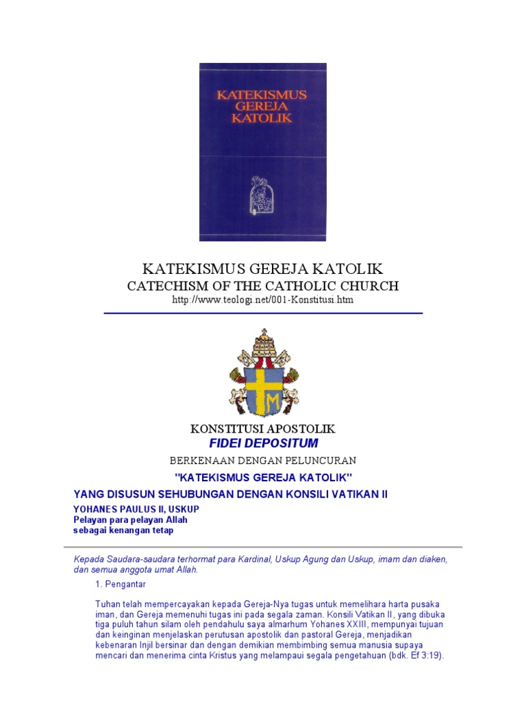 Katekismus Gereja Katolik | PDF