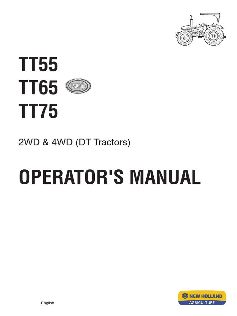 Operator's Manual-TT55-TT65-TT75-English PDF | PDF | Tractor | Trailer ...