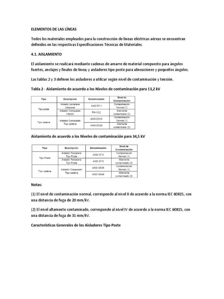 Especificaciones de Redes de Baja Tensión | PDF | Fundación (Ingeniería ...