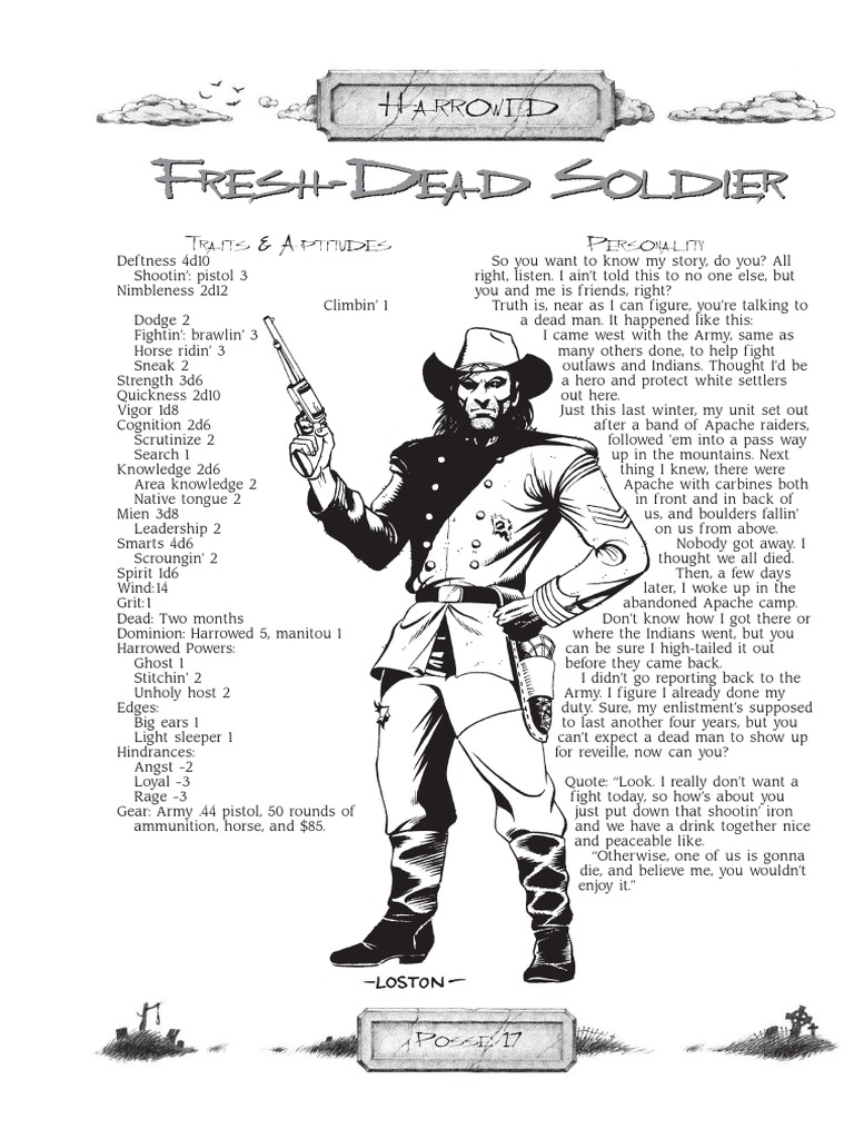 Deadlands - Classic - Arquetypes - Book O' The Dead | PDF | Leisure