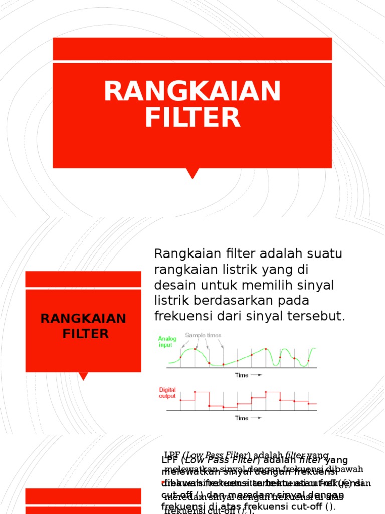 Rangkaian Filter | PDF