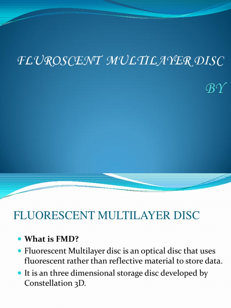 FMD PPT For Seminar | PDF | Compact Disc | Dvd