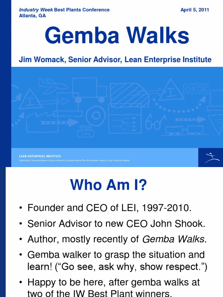 Gemba Walks | PDF | Production And Manufacturing | Accountability