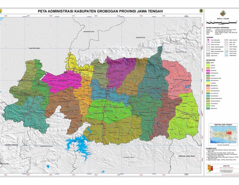 Peta Kab Grobogan | PDF