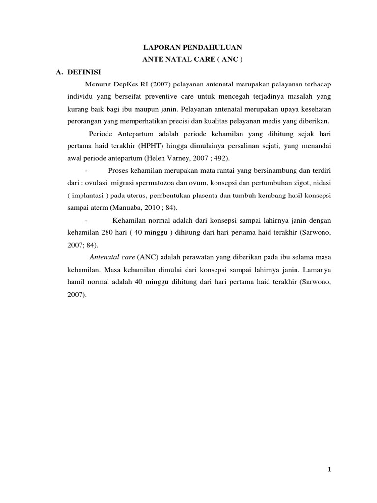 Laporan Pendahuluan Anc Dan Peb | PDF | Sains & Matematika