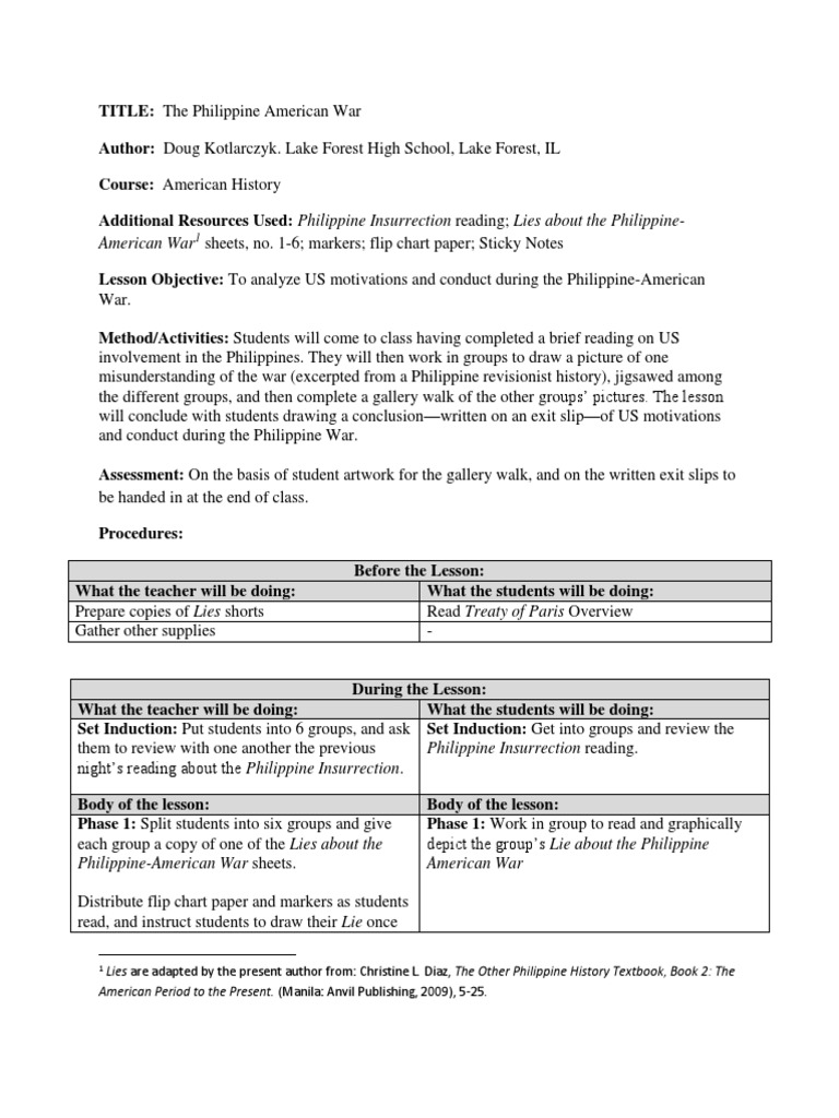 Philippine American War | PDF | Military | Warfare